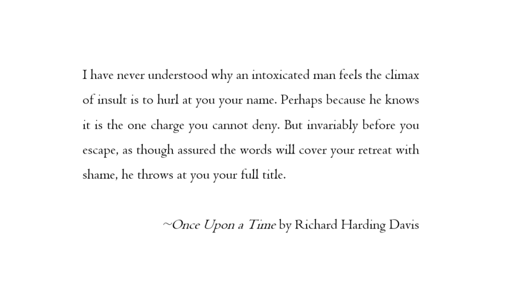 “the one charge you cannot deny” – Fictitiously Yours