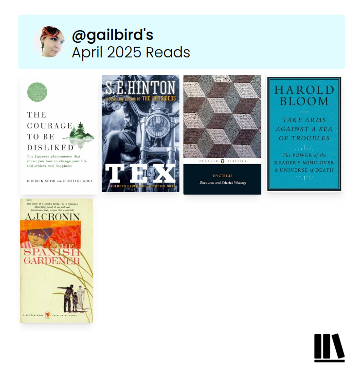 April Reading Wrap-Up | The StoryGraph – Fictitiously Yours