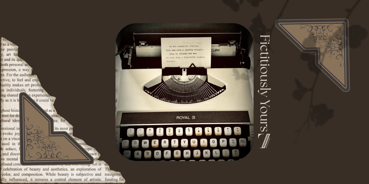 I started something today, seven years ago. – Fictitiously Yours